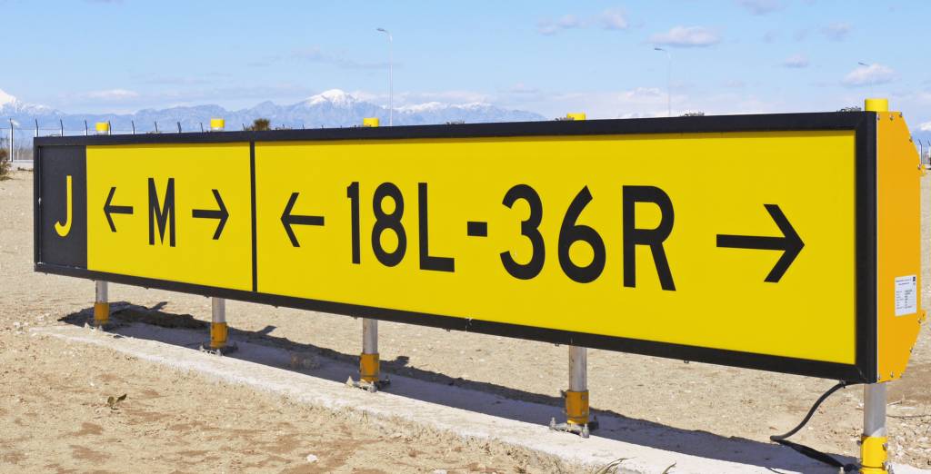 Clearway LED Taxiway Guidance Signs | ATG Airports Clearway LED Taxiway Guidance Signs | ATG Airports