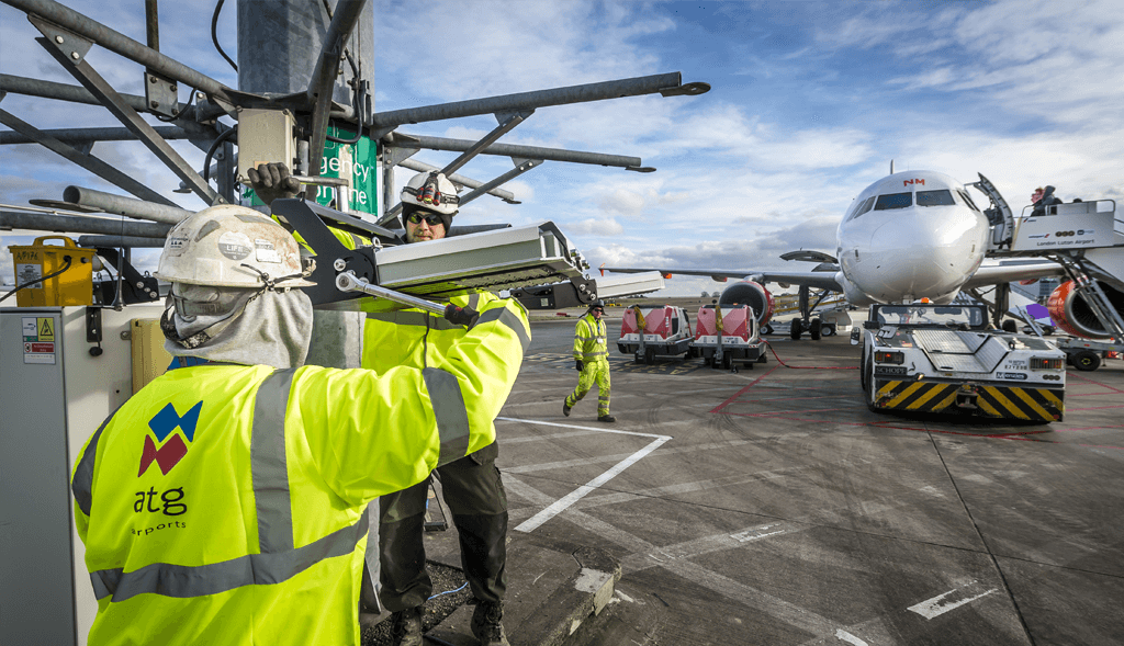 Apron Lighting System Installation for London Luton Airport - atg ...
