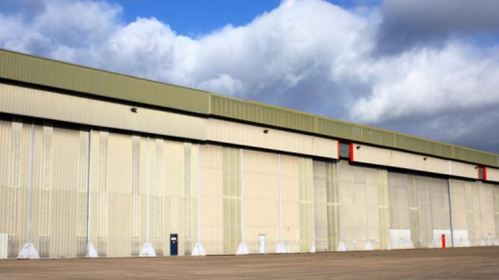 ILCMS Upgrade - East Midlands Airport - Kilo taxiway at Hangar 29