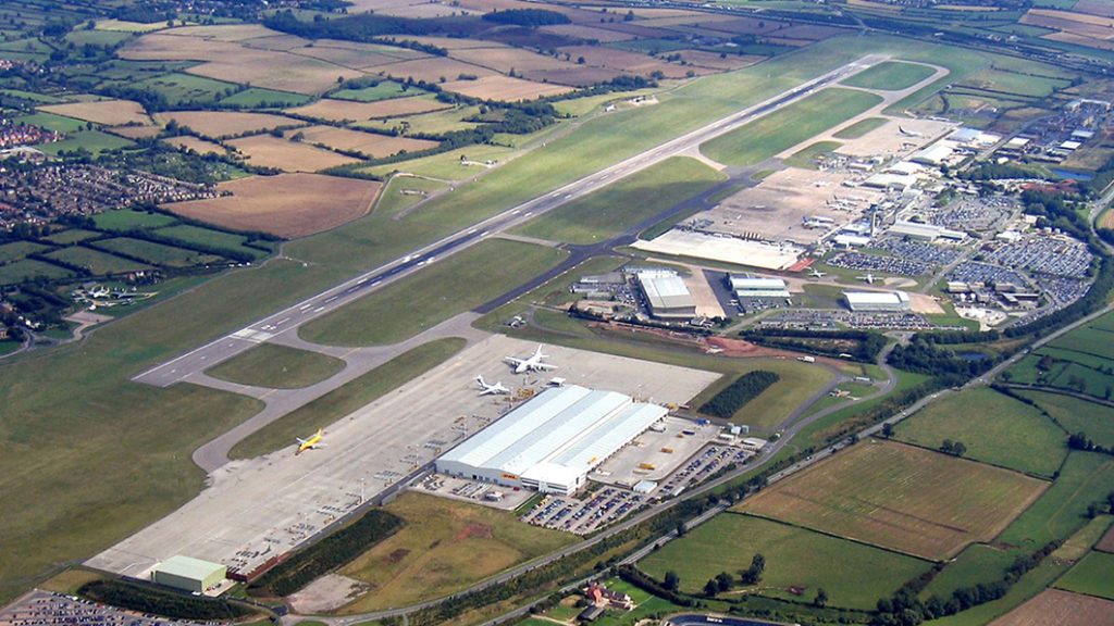 ILCMS Upgrade - East Midlands Airport - Kilo taxiway at Hangar 29